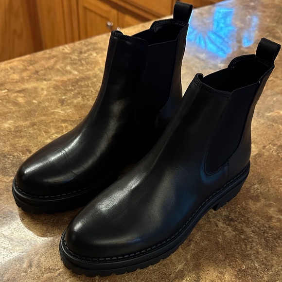 Copper Key | Shoes | Copper Key Black Leather Ankle Boots | Poshmark